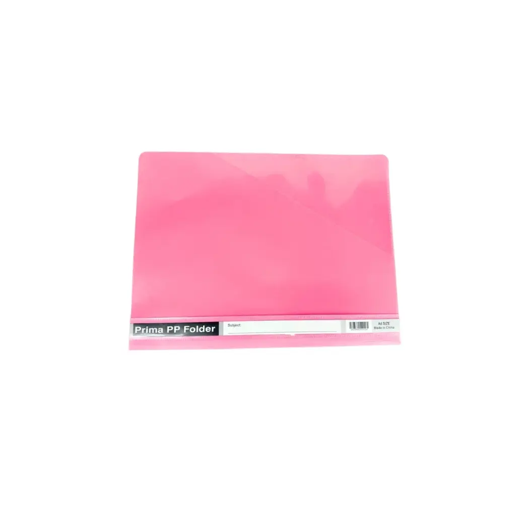 PRIMA - PP File Folder A4 Pink | Golden Pen Stationery